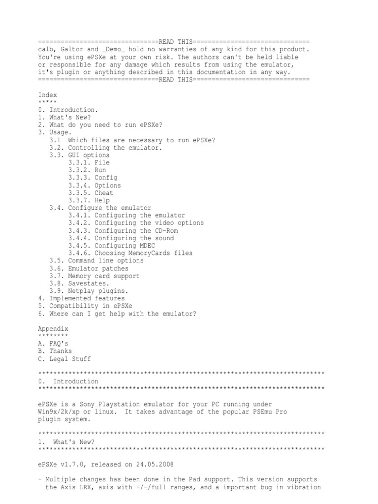 ePSXe en | PDF | Bios | Cd Rom