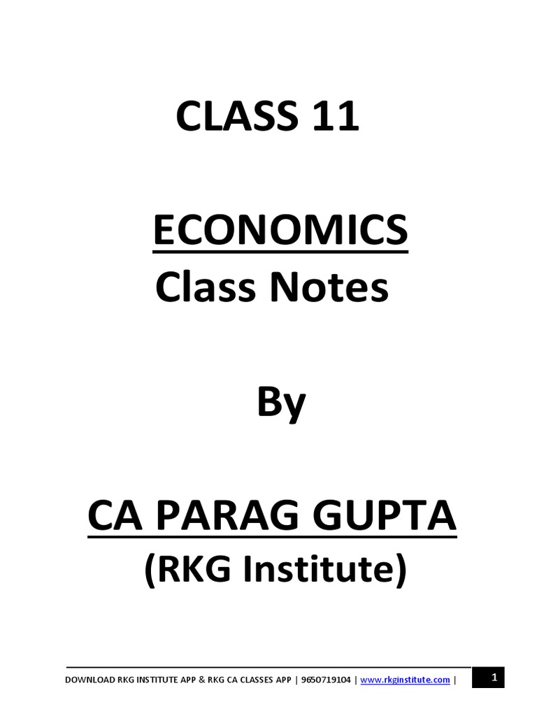 MICRO-ECONOMICS All Chapter | PDF | Elasticity (Economics) | Supply And ...