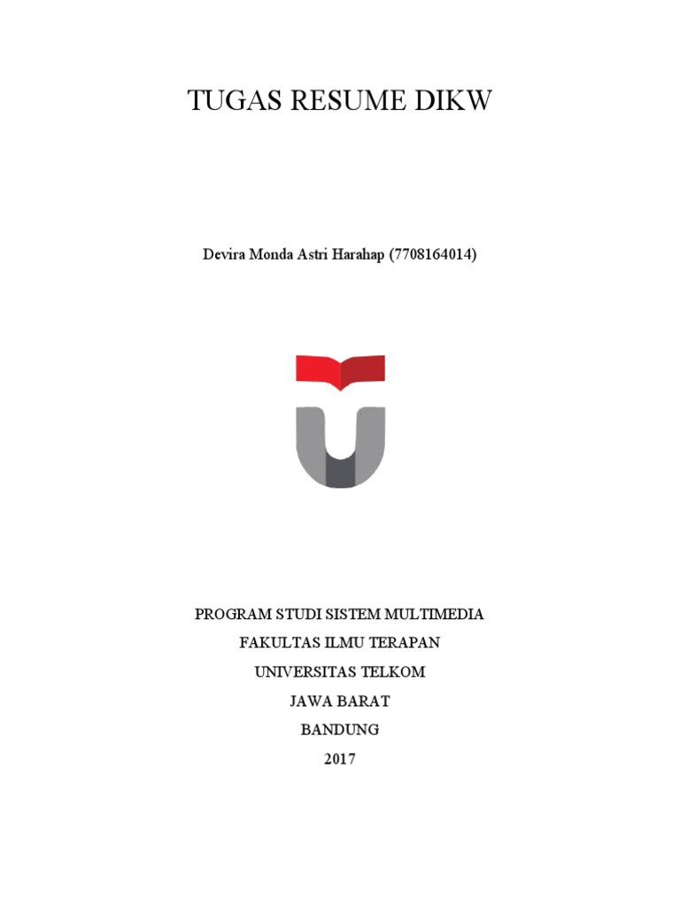 Tugas Resume DIKW Devira Monda Astri Harahap | PDF