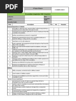 MEWP: Pre-Use Inspection Checklist: Inspection Item Pass Fail Comments ...