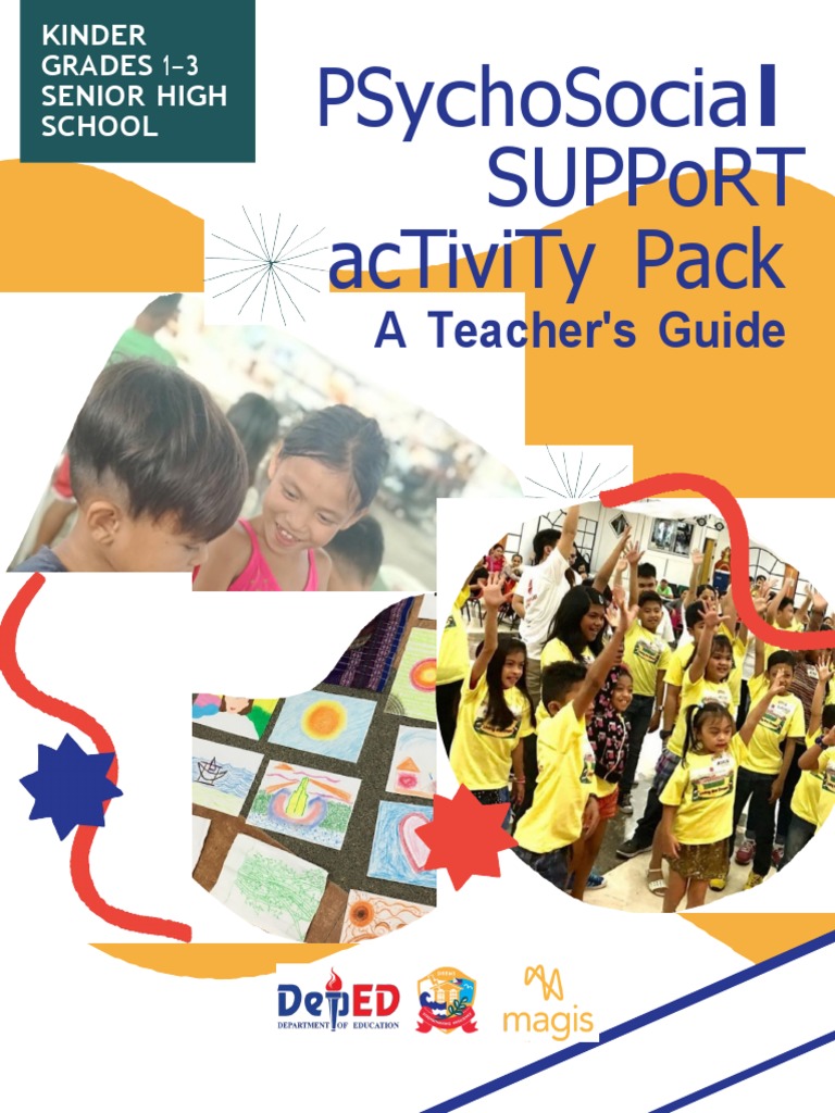 PSAP 2022 K1 3SHS Psychosocial Support Activity Pack | PDF | Learning ...