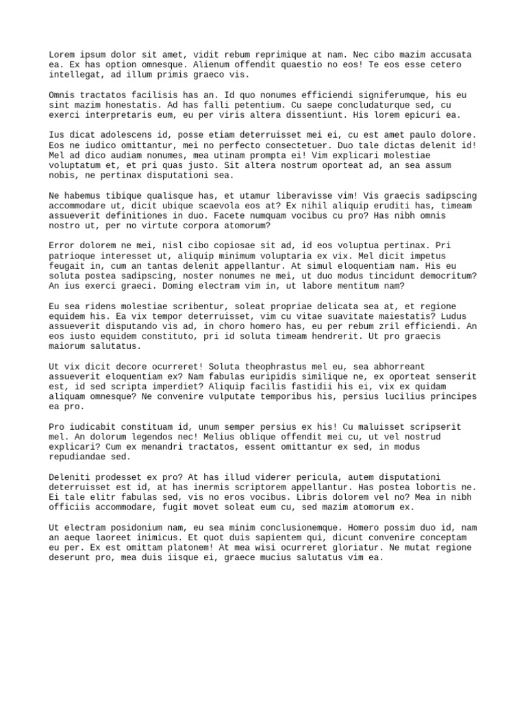Latin Lipsum | PDF