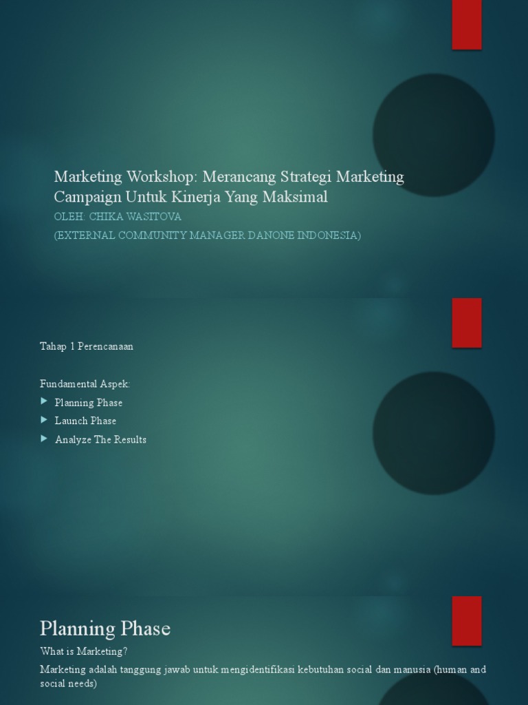 Merancang Strategi Marketing Campaign | PDF