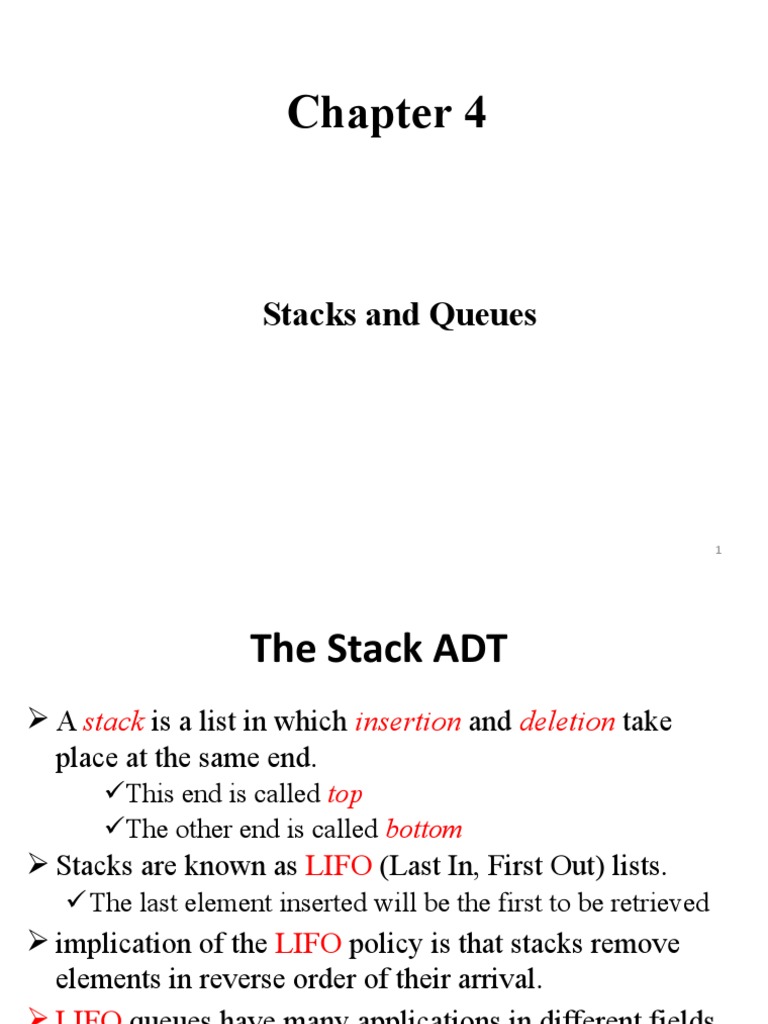 Stack and Queue Concepts Explained | PDF | Queue (Abstract Data Type) | Subroutine