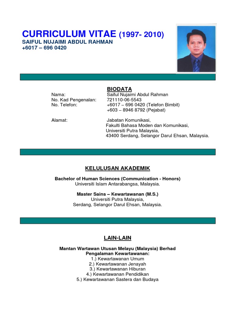 20181002141556CV Saiful | PDF