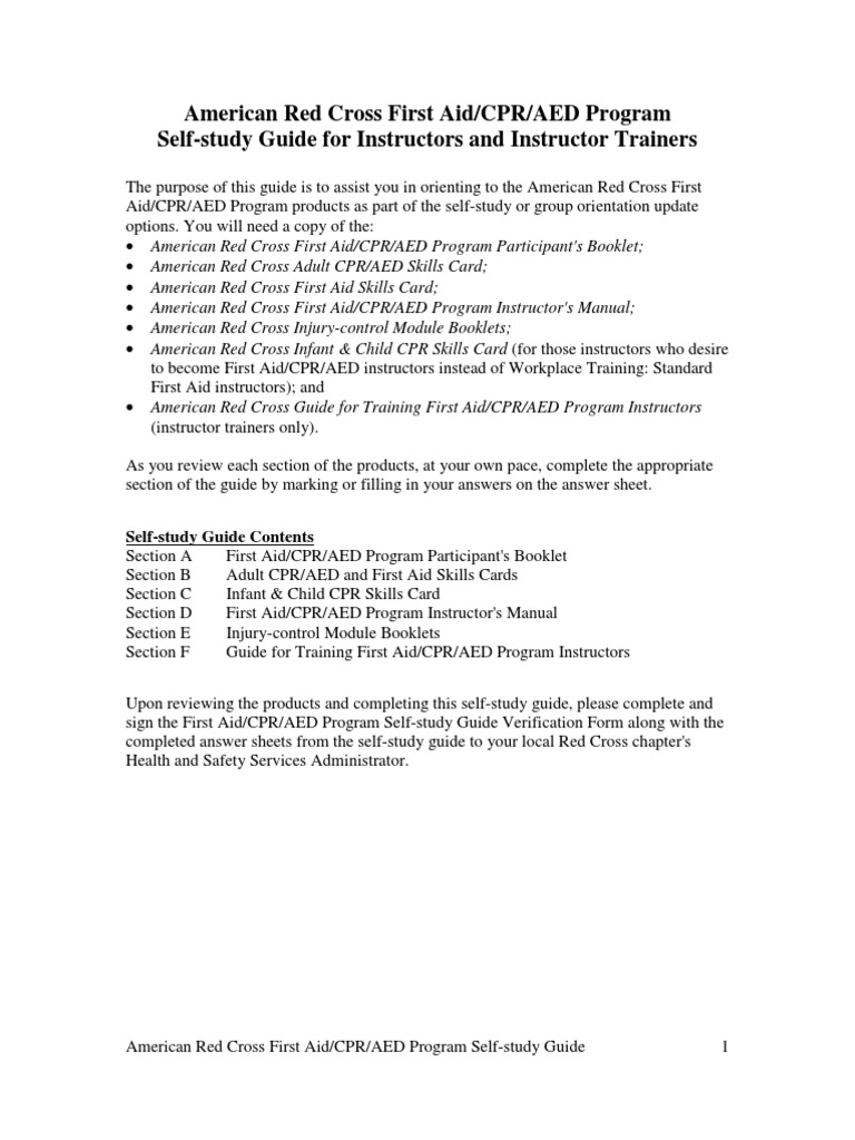 American Red Cross First Aid Program | PDF | First Aid | Cardiopulmonary Resuscitation