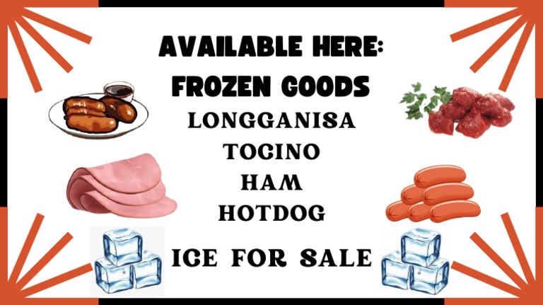 Available Here Frozen Goods | PDF