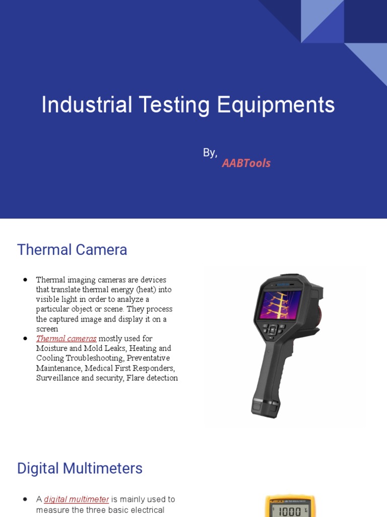 Testing Equipments - AABTools | PDF