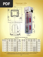 OTIS LFT Layout Drawing | PDF | Elevator | Door