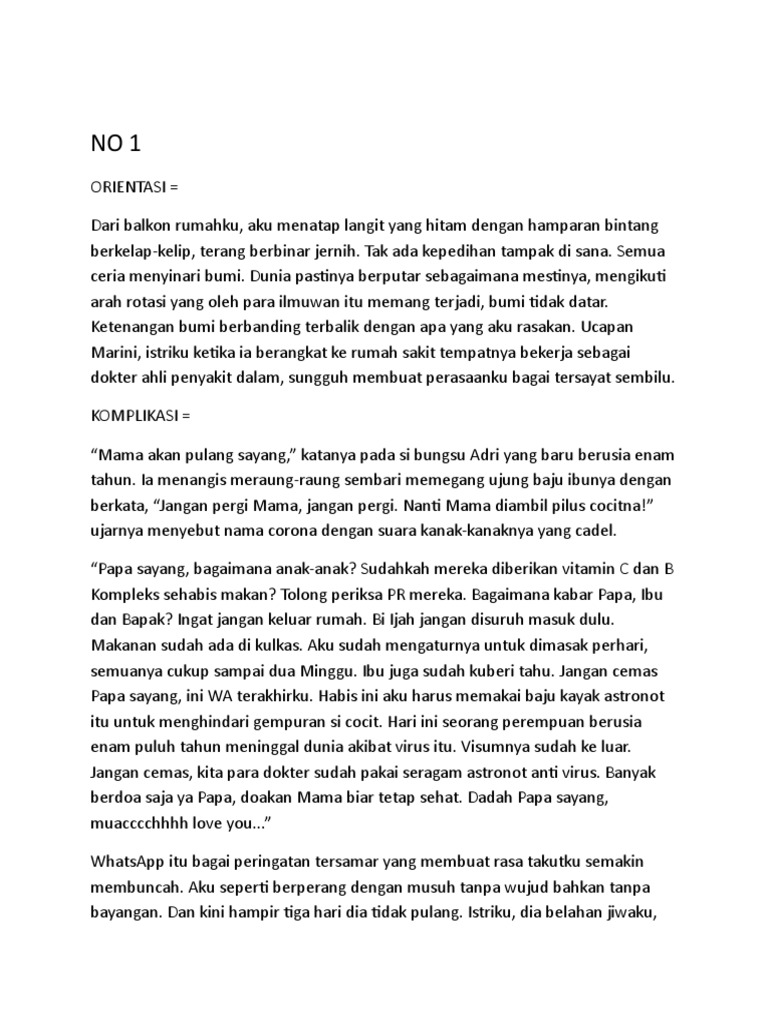 Cemas Menanti Kepulangan Istri | PDF