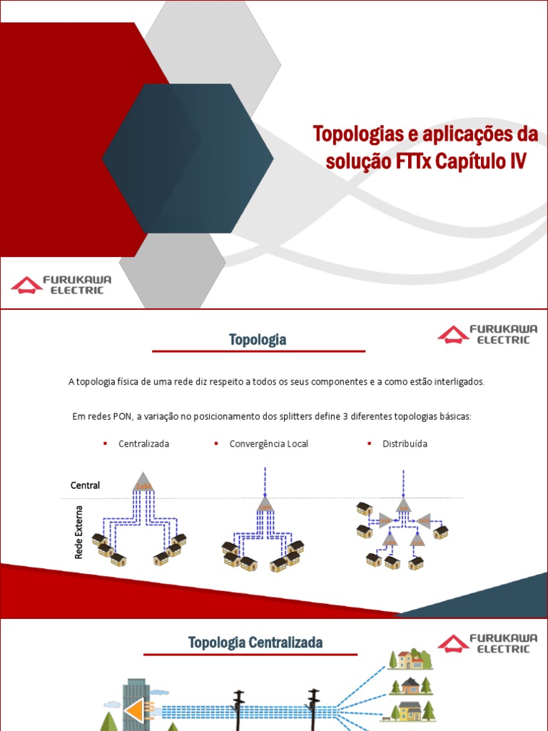 Topologia FTTx | PDF | Rede de computadores | Topologia de rede
