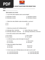 Excavator Written Test | PDF | Test (Assessment) | Multiple Choice