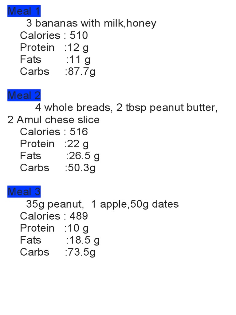 Diet Options | PDF