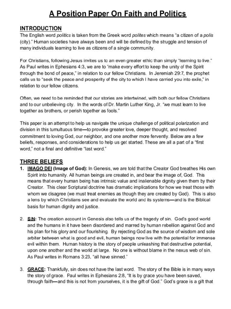 Position Paper | PDF