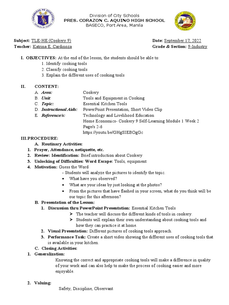 Lesson Plan TRF 9and10 Cardinoza | PDF | Intellectual Giftedness ...