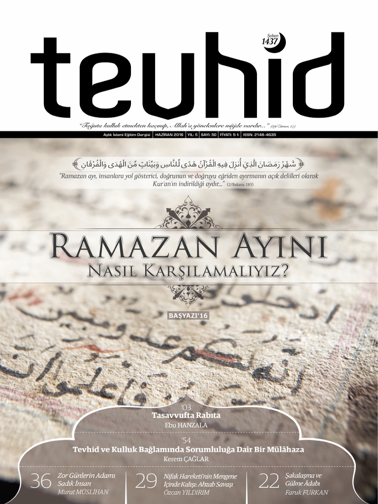 Tevhid Dergisi, Sayı 50 | PDF
