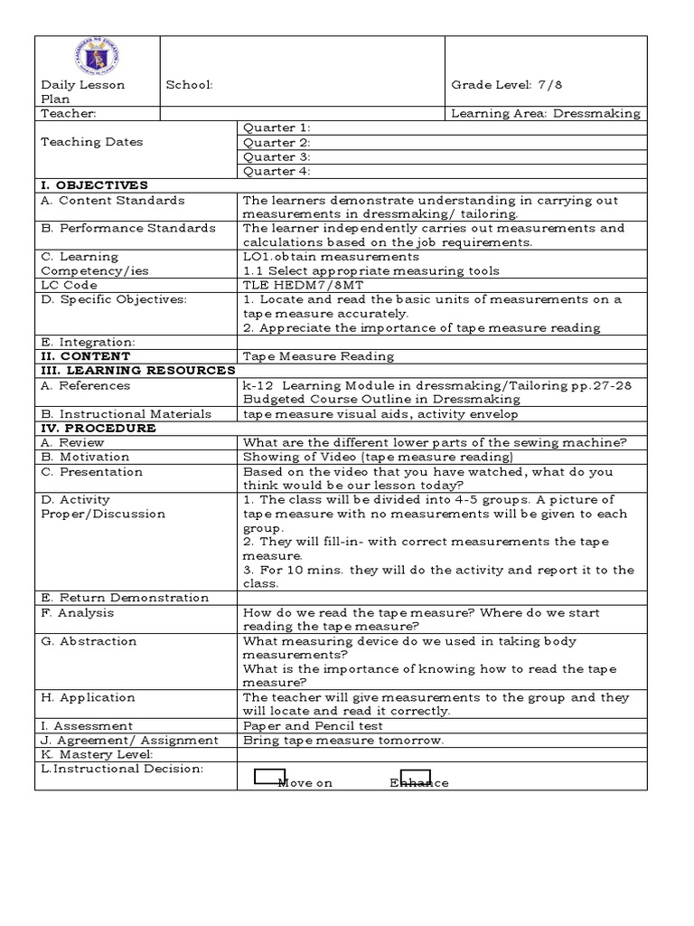 LO2 LP 1-7 | PDF | Learning | Teachers
