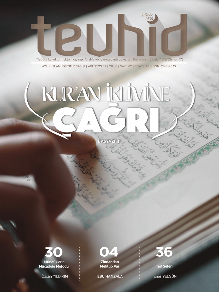 Tevhid Dergisi, Sayı 62 | PDF