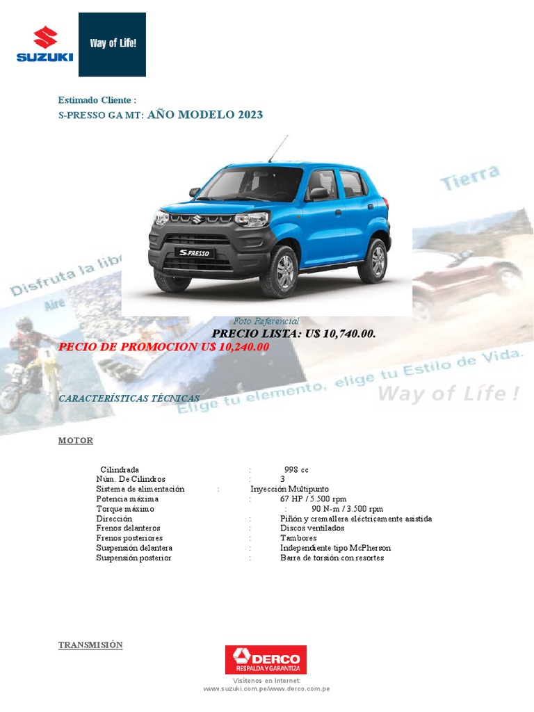 Suzuki Spresso Ga | PDF | Engranaje | Fabricantes de vehículos de motor