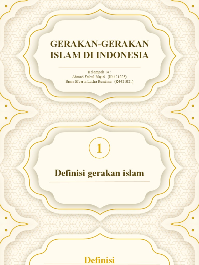 Gerakan Islam di Indonesia: Sejarah dan Pengaruh | PDF | Agama ...