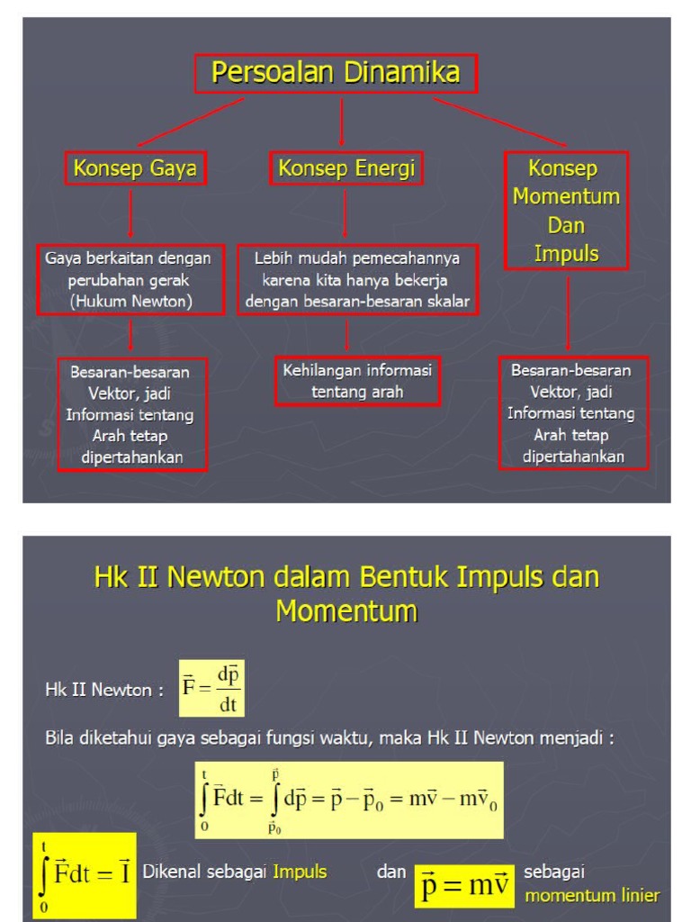 Momentum Dan Tumbukan | PDF