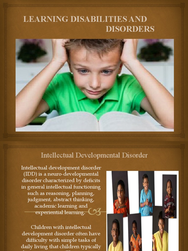 NEURODEVELOPMENTAL DISORDERS | PDF | Intellectual Disability | Attention Deficit Hyperactivity ...