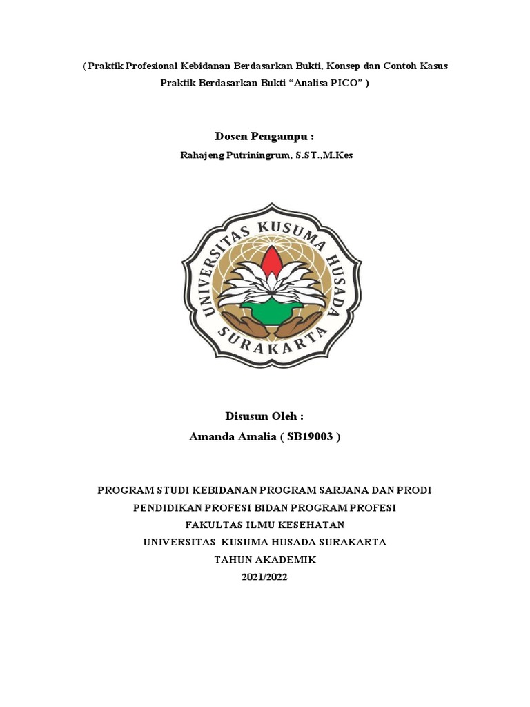 Analisa Pico - Amanda Amalia SB19003 | PDF