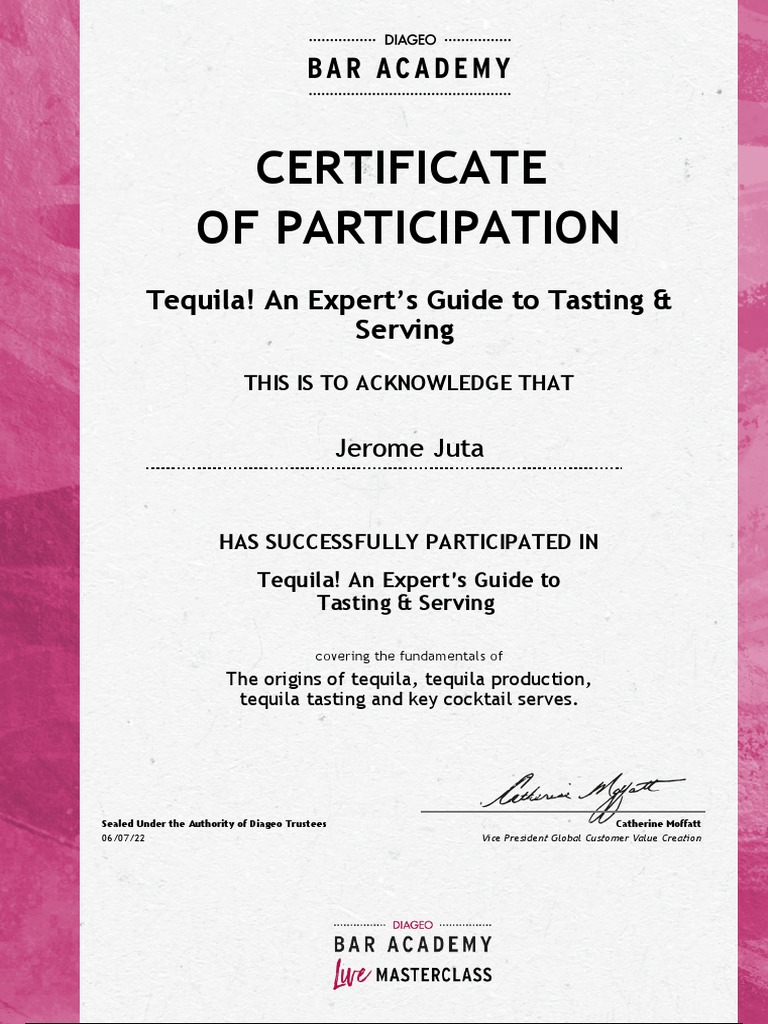 Tequila An Experts Guide To Tasting Serving | PDF