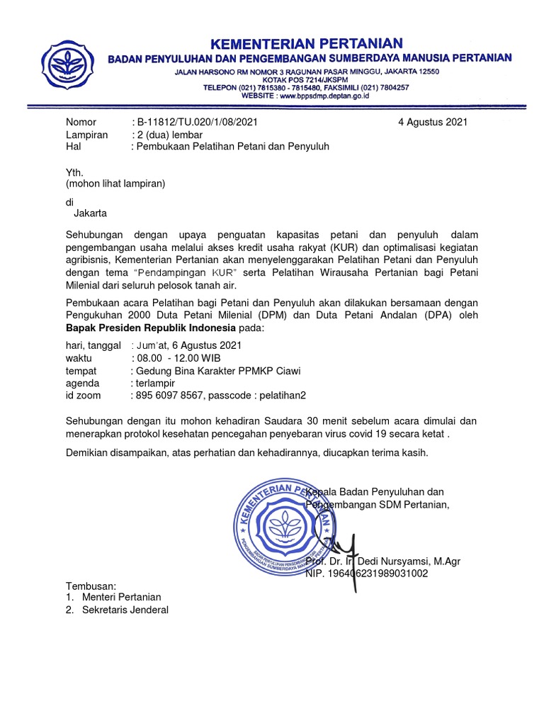 Surat Eselon 2 | PDF