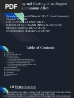 Engine Block Manufacturing Process | PDF | Casting (Metalworking) | Engines