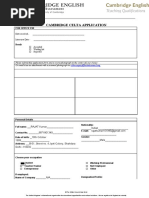 Newton Dee Application Form | PDF