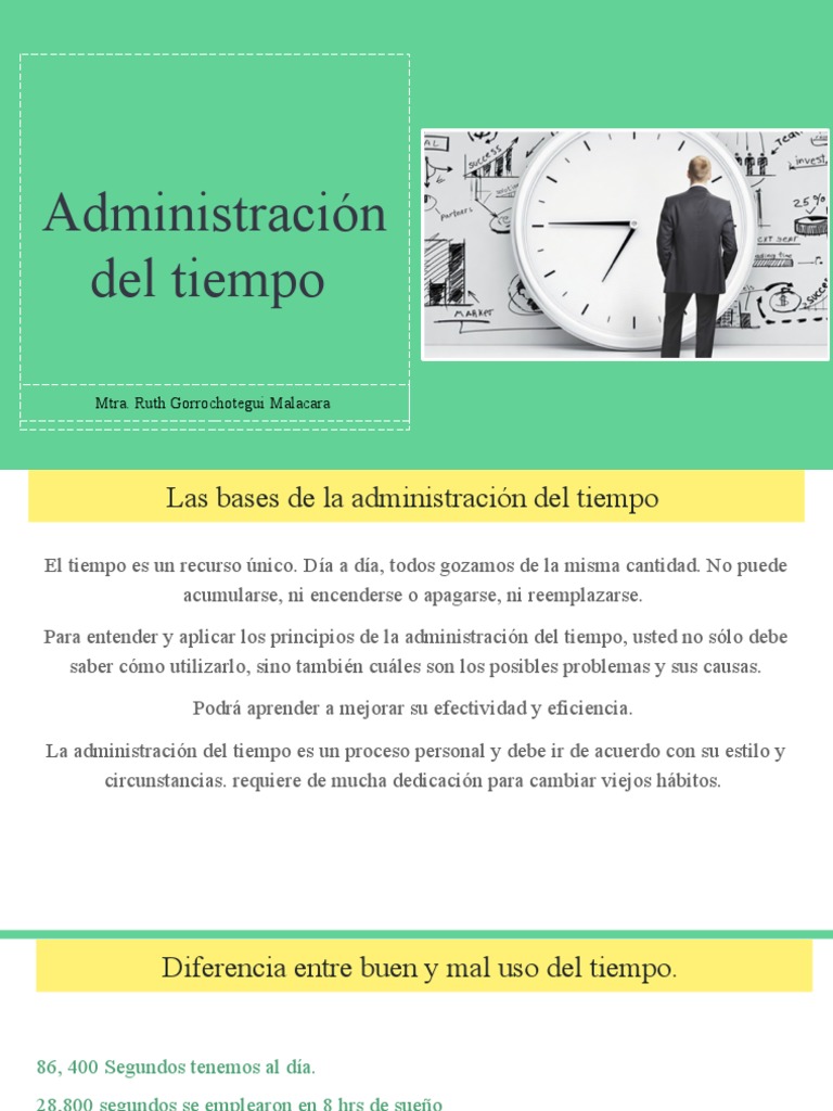 Claves para la Administración del Tiempo | PDF | Hora