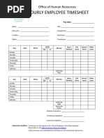 DTR Blank For Work Immersion | PDF