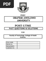UNILAG JUPEB Practice Questions Answers | PDF
