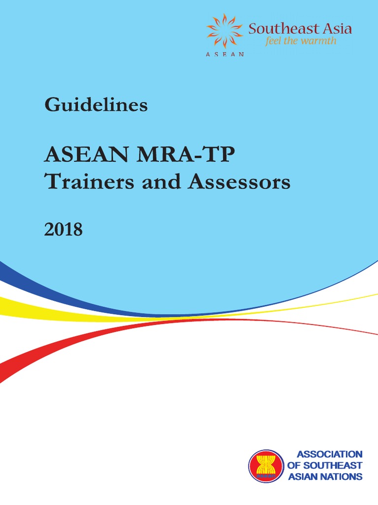 Guidelines For ASEAN MRA TP Trainer and Assessor 2018 | PDF | Personal ...