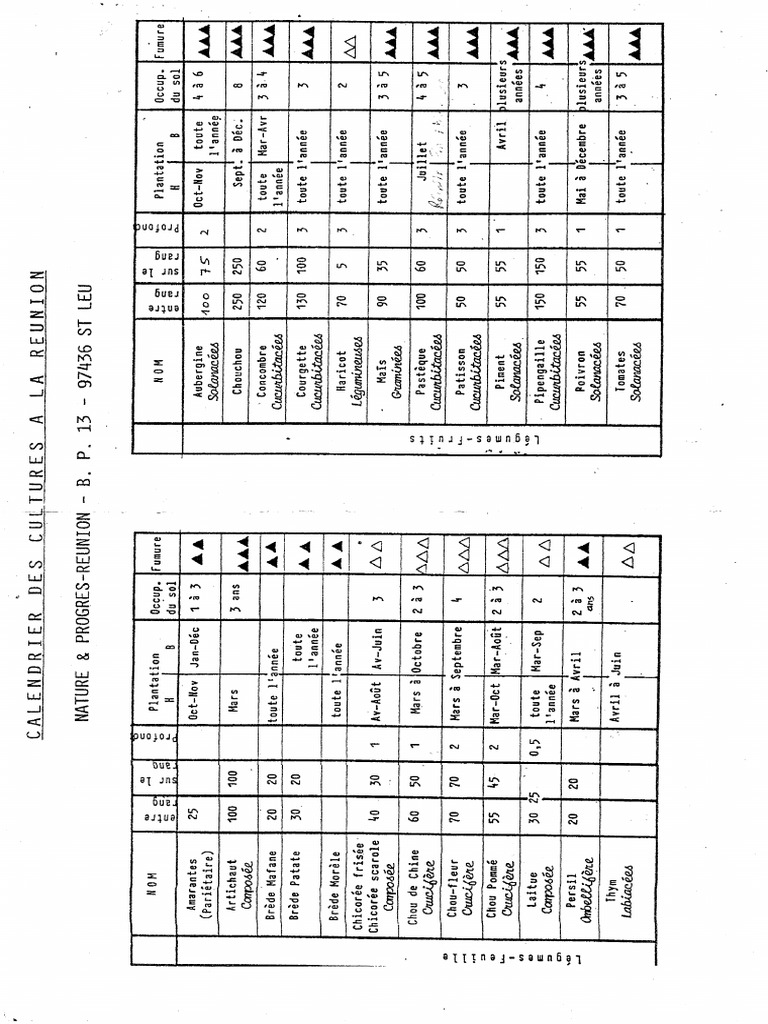 Calendrier Culture Reunion | PDF