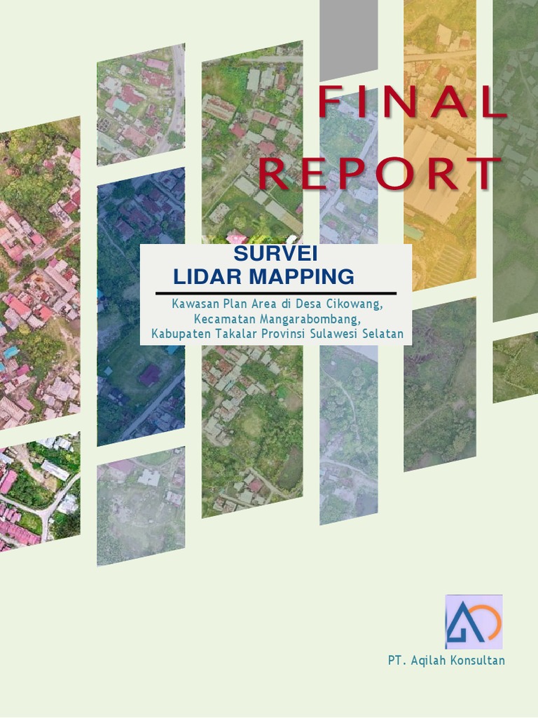 Final Report Lidar Takalar - Print | PDF