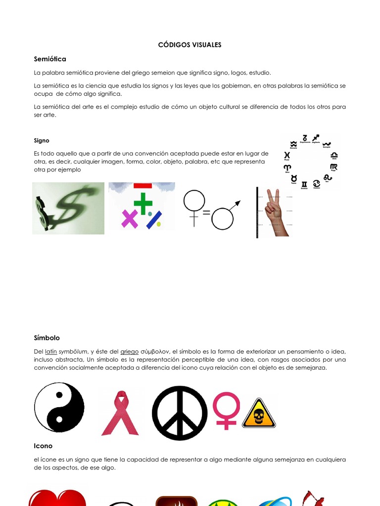 Códigos Visuales | PDF