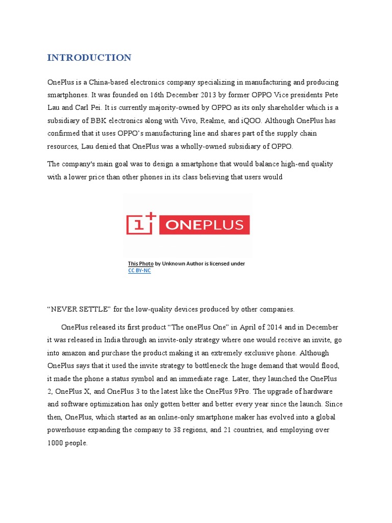 Oneplus Report - Group-2 | PDF | Advertising | Marketing