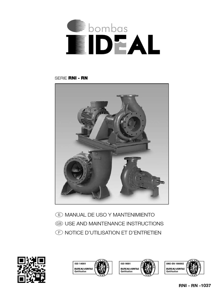 3 Manual Rni | PDF | Bomba | Rodamiento (Mecánico)