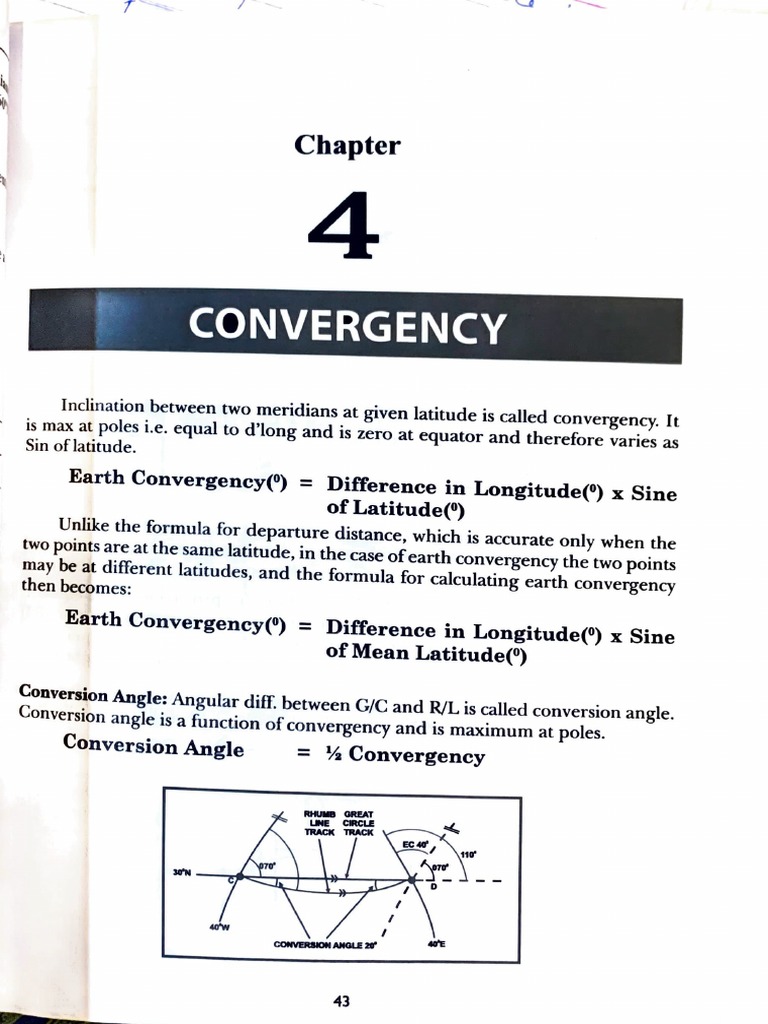 Convergency: Earth Convergency (Difference in Longitude (X Sine of ...