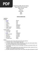 Authentic Indian Table D'Hôte Menu | PDF | Indian Cuisine | Food And ...