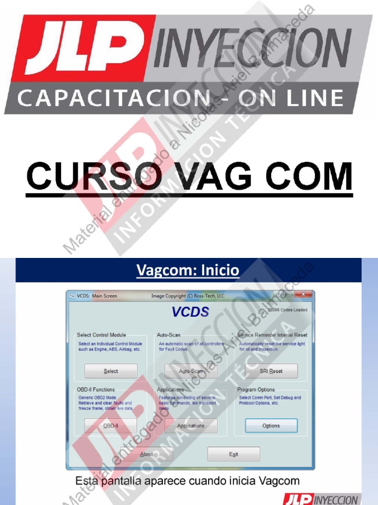 Curso VAGCOM JLP INYECCION - Nicolas Ariel Balmaceda | PDF