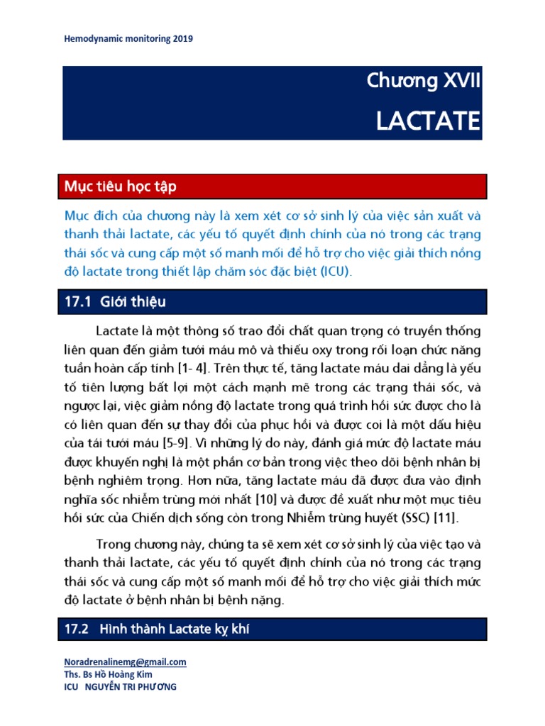 Lactate | PDF