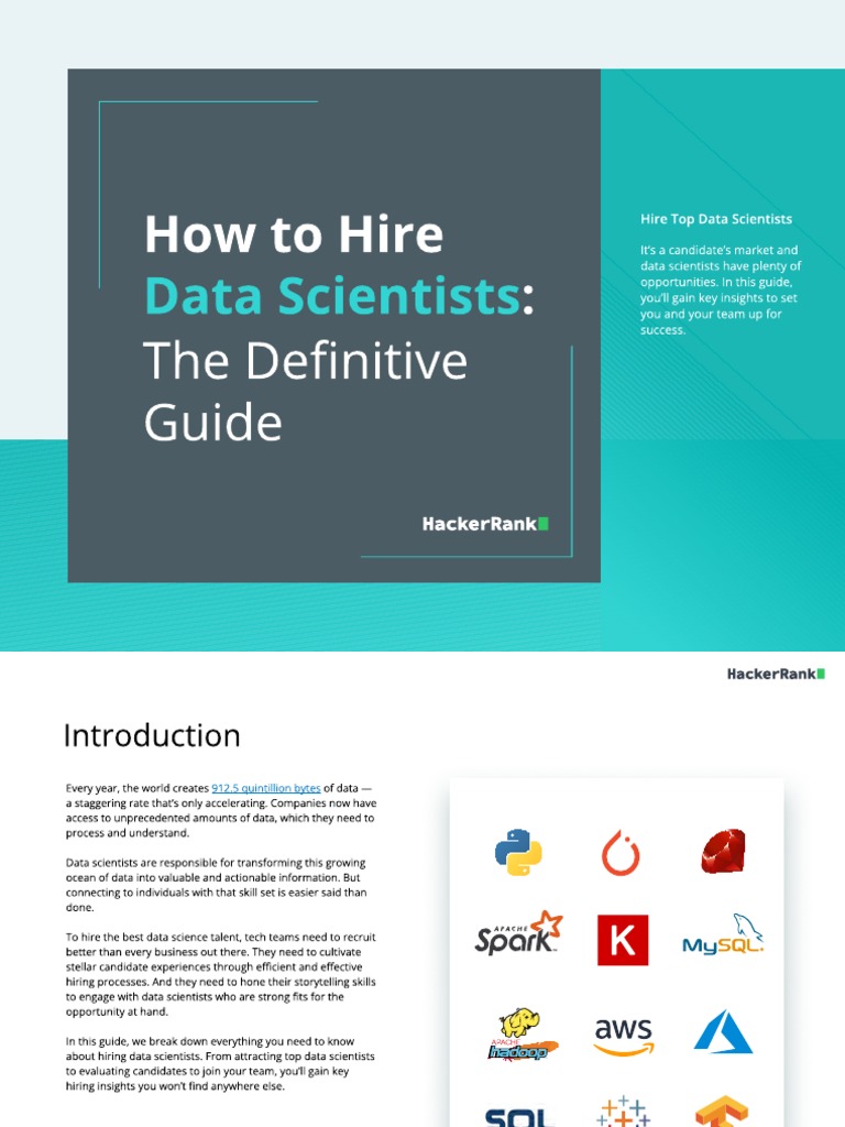 Hiring Top Data Scientists Guide | PDF | Databases | No Sql