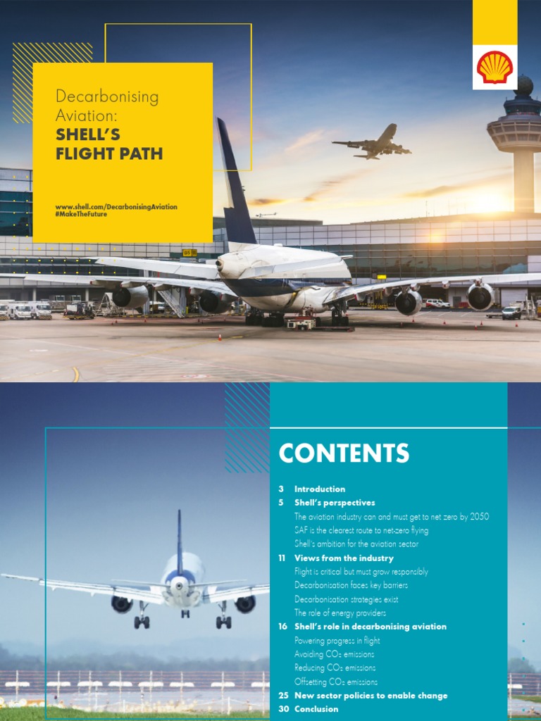 Decarbonising Aviation:: Shell'S Flight Path | PDF | Low Carbon Economy | Carbon Offset