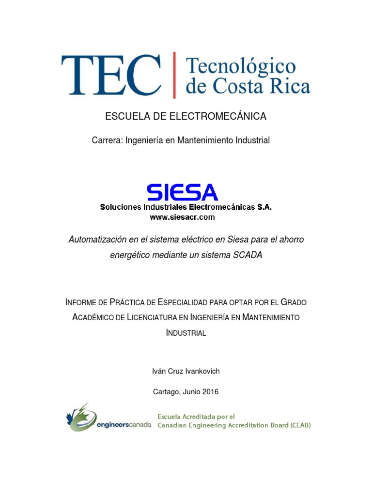 Ivan Cruz Ivankovich | PDF | Relé | Ingenieria Eléctrica