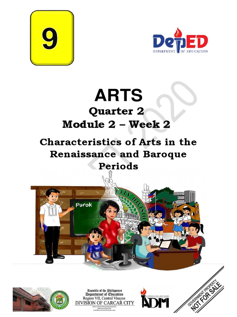 Quarter 2 Module 2 - Week 2: Characteristics of Arts in The Renaissance and Baroque Periods ...