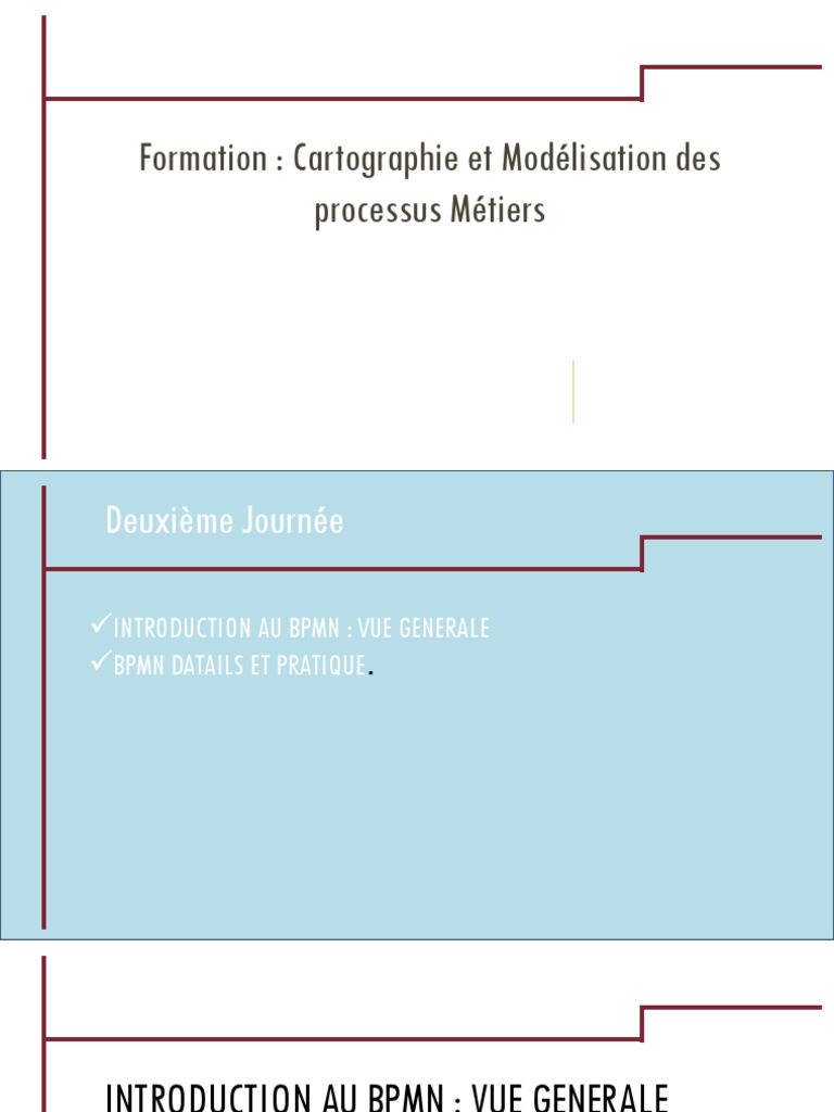 03 - Modelisation - Des - Processus - Metiers - BPMN | PDF | Gestion de processus | Processus d ...