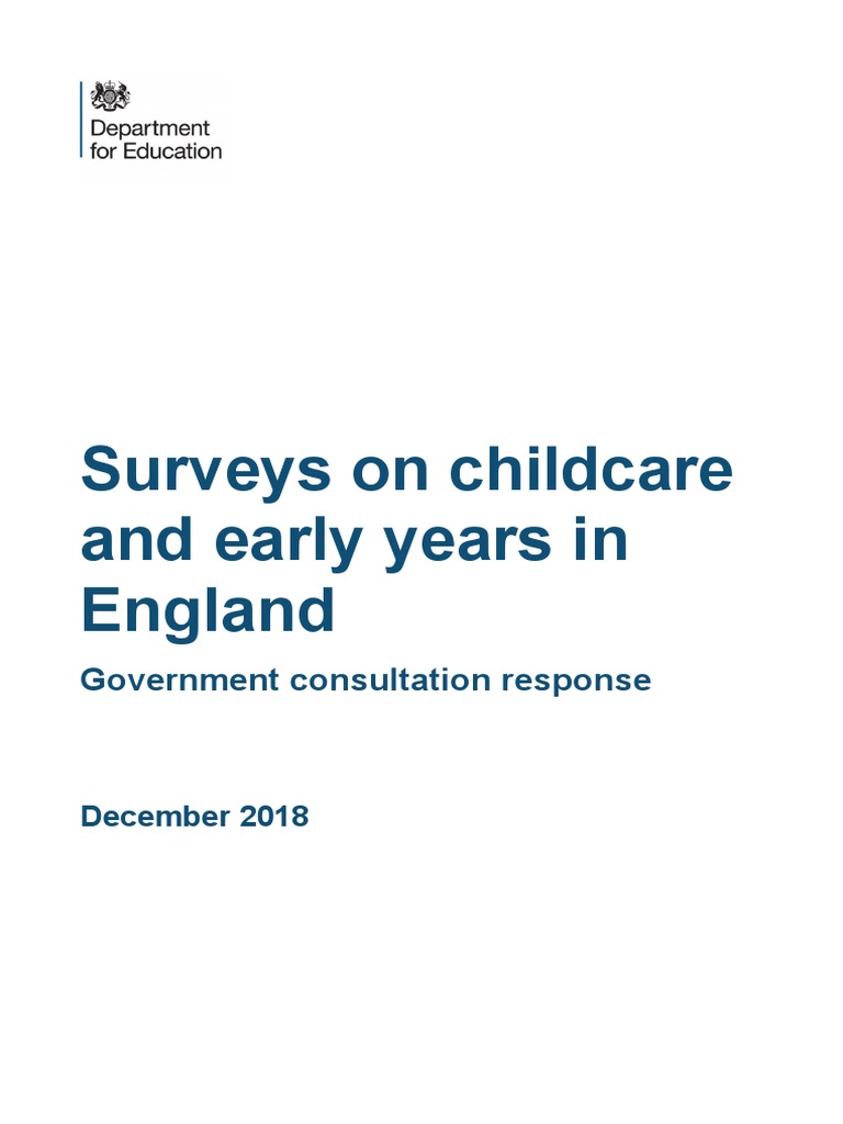 Surveys On Childcare and Early Years in England | PDF | Survey ...